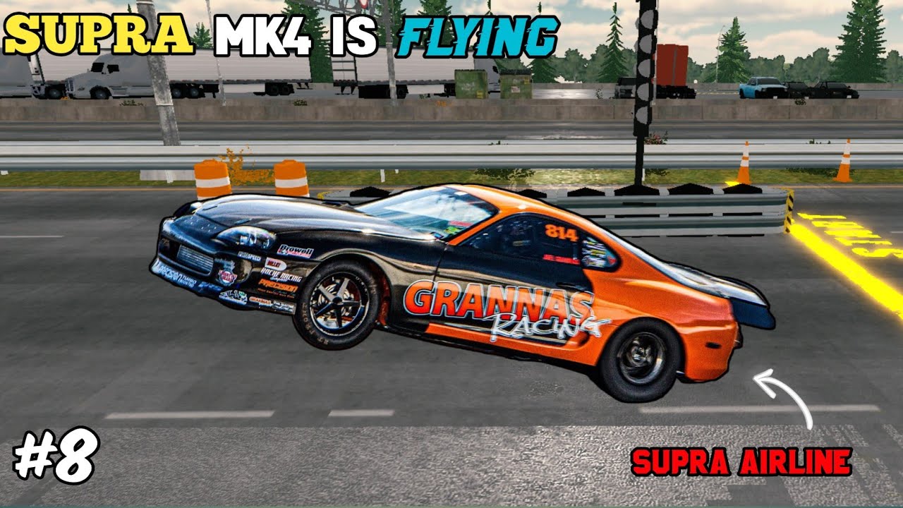 Flying 🚀 Supra MK4 ( Supra Airlines ️). || Car parking Multiplayer Part ...