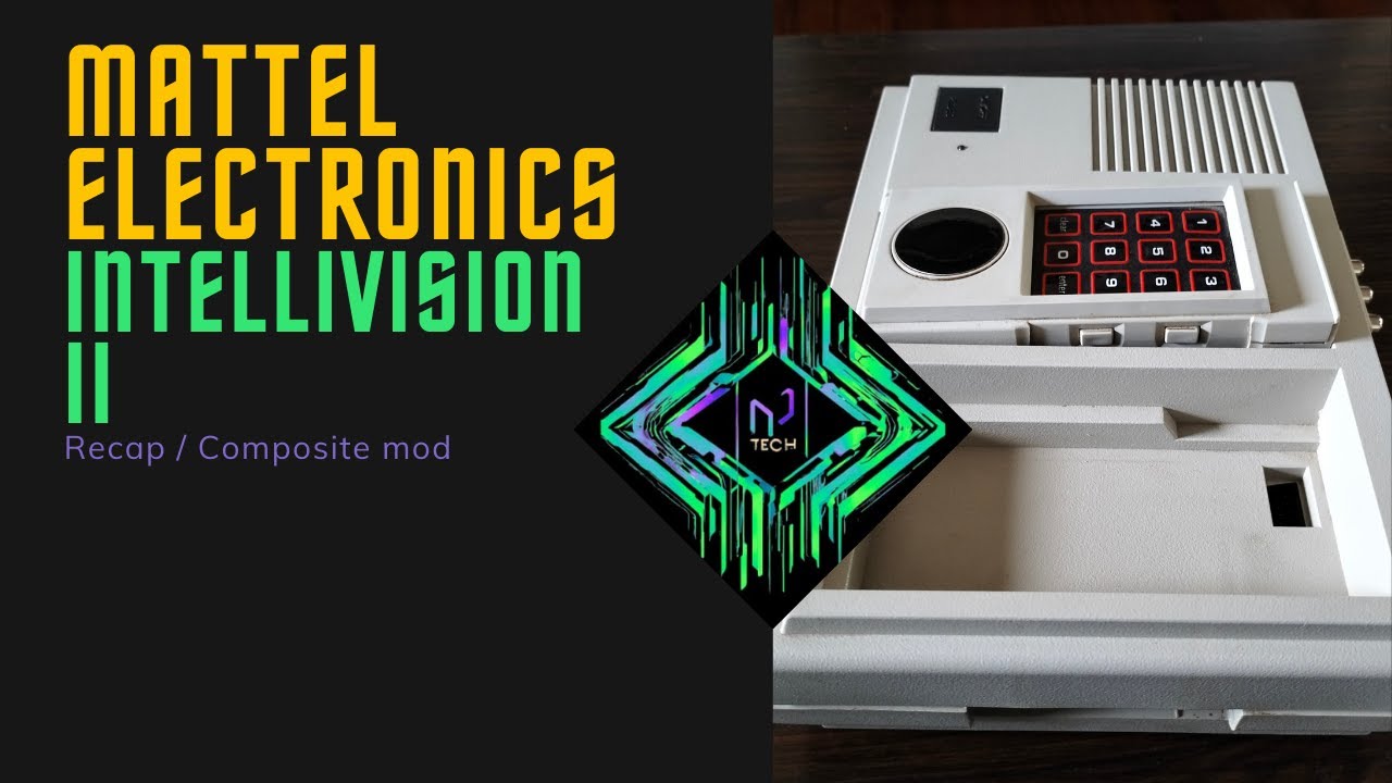 Mattel Intellivision II Composite mod and Recap - YouTube
