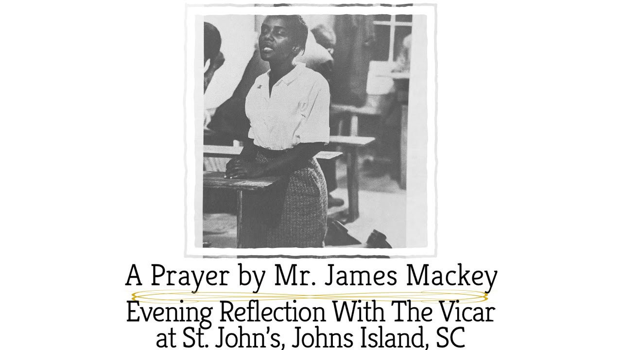 Evening Reflection with the Vicar: A Prayer by Mr. James Mackey - YouTube