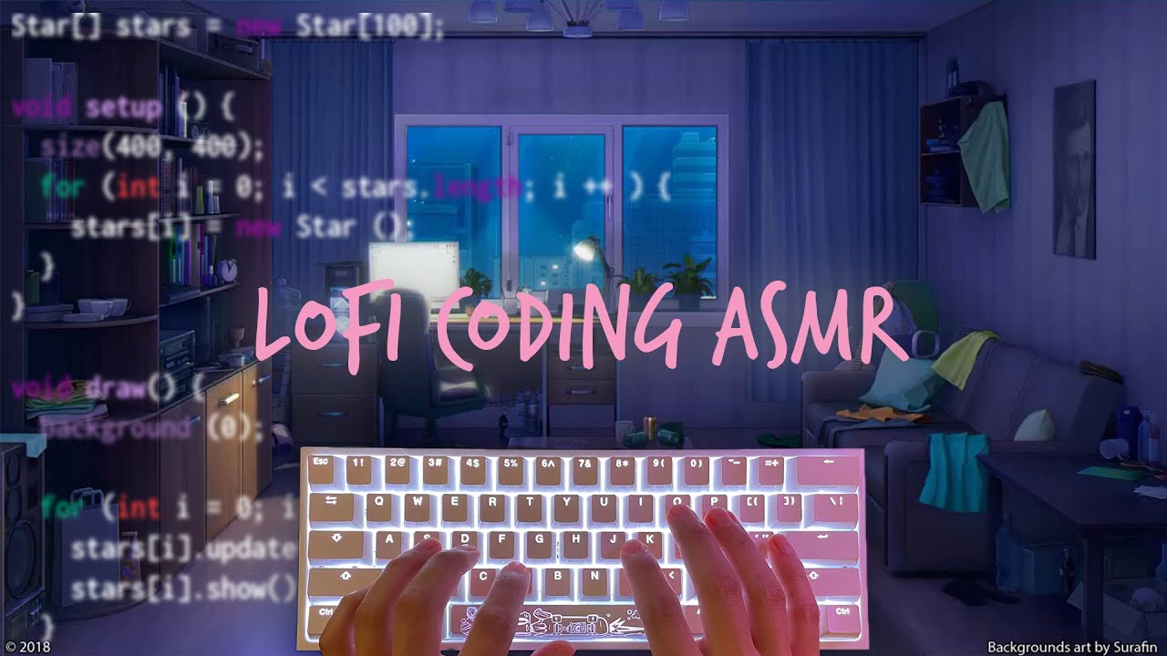 1:37 AM Programming Typing Session - Lofi Hip-Hop + Keyboard Asmr ...