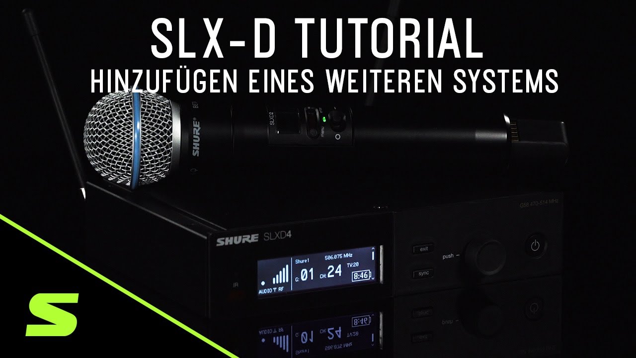 SLX-D Tutorial: Hinzufügen eines weiteren Systems - YouTube