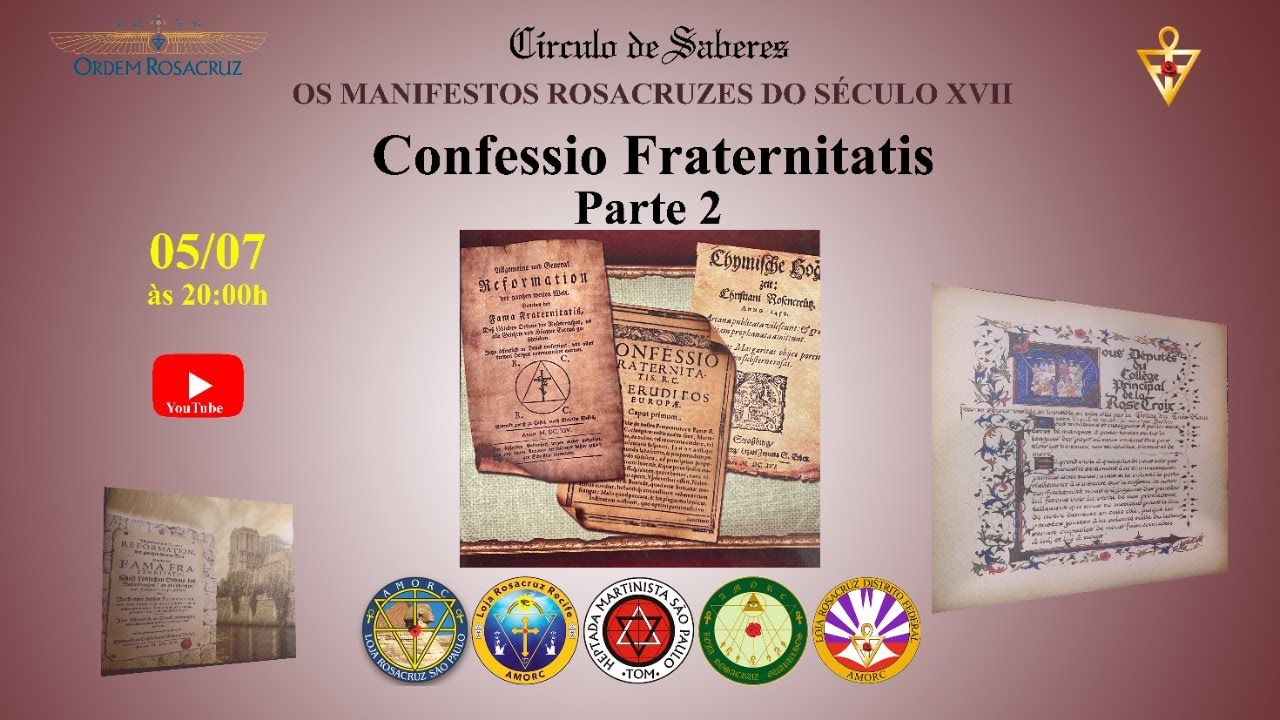 Círculo de Saberes - Os Manifestos Rosacruzes do Séc. XVII - Confessio ...