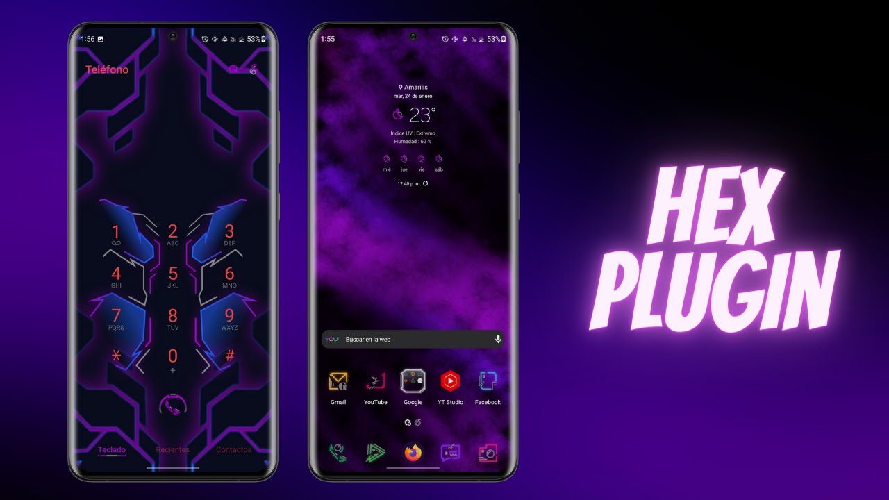 HEX PLUGIN - PREDATOR (SAMSUNG THEMES) - YouTube