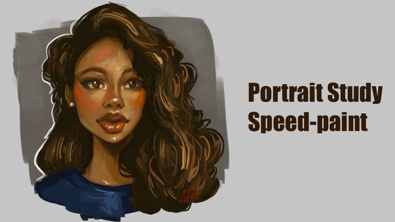 Speed-Paint Portrait Study || Procreate - YouTube
