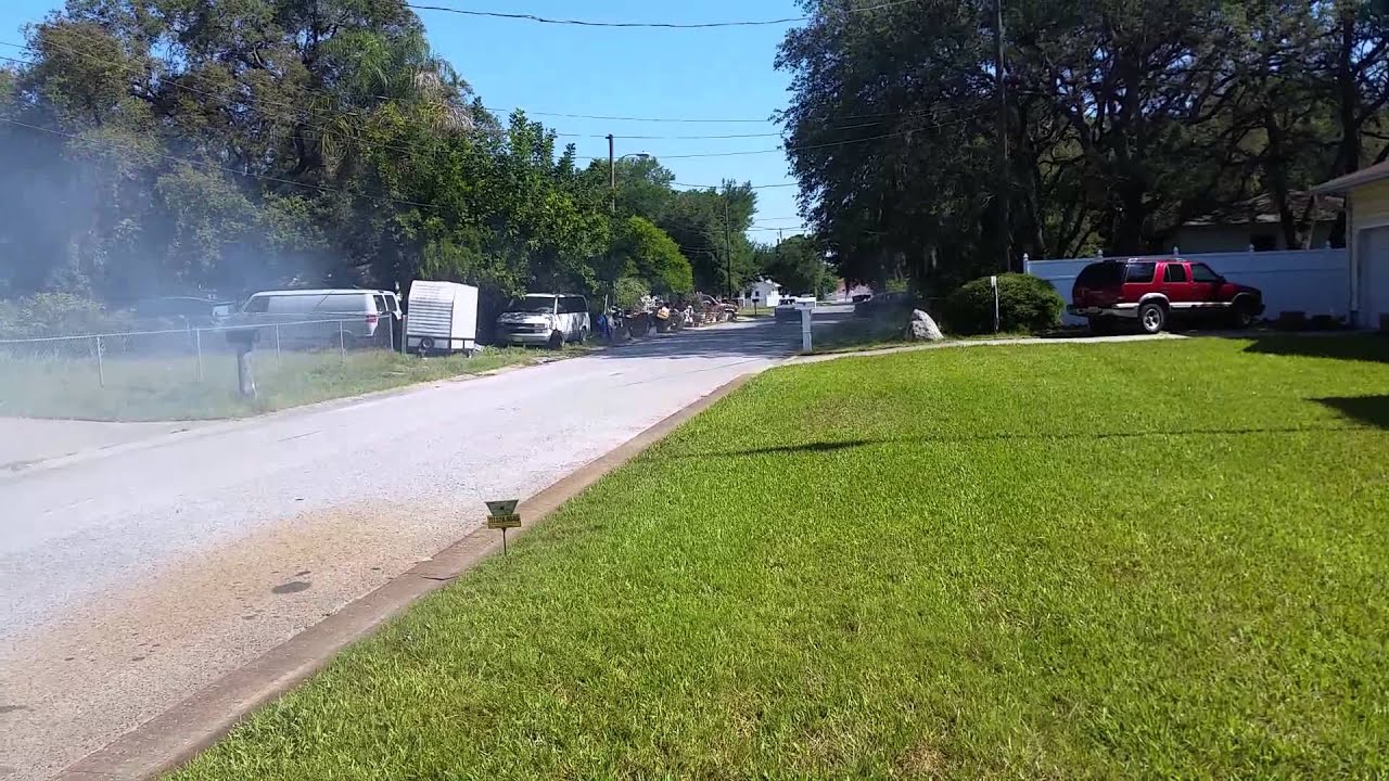 1966 Chevy Nova Pro Mod test pass - YouTube