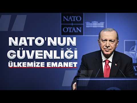 Cumhurbaşkanı Erdoğan, NATO Zirvesi sonrasında basın toplantısı düzenledi