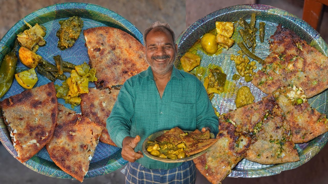 30+ Variety Anokhe Parathe || Mix Veg, Dry Fruit Paratha || Agra Street ...