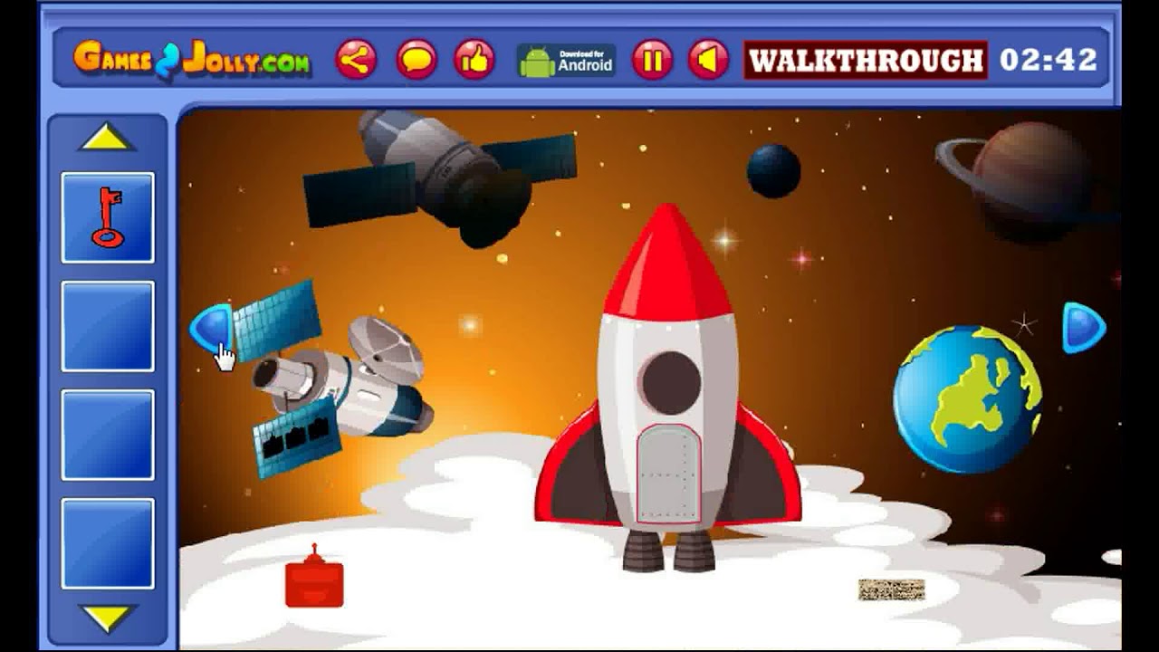 Cosmonaut Escape Walkthrough - Games2Jolly - YouTube