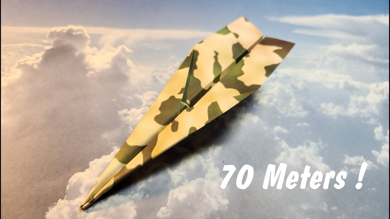 Tempest Distance Competition Paper Airplane - YouTube