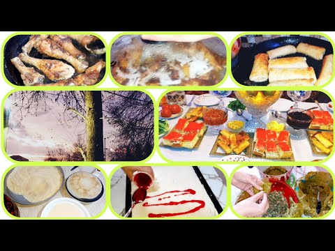 💚Qonağım var.Bişdüşlü video 8-10 nəfərlik yemək hazırladım🥰