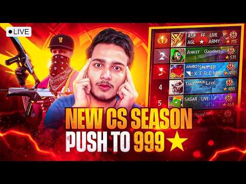 🔴[Live] NEW SEASON CSR PUSH TO REGION TOP 1 😎 - FREE FIRE LIVE