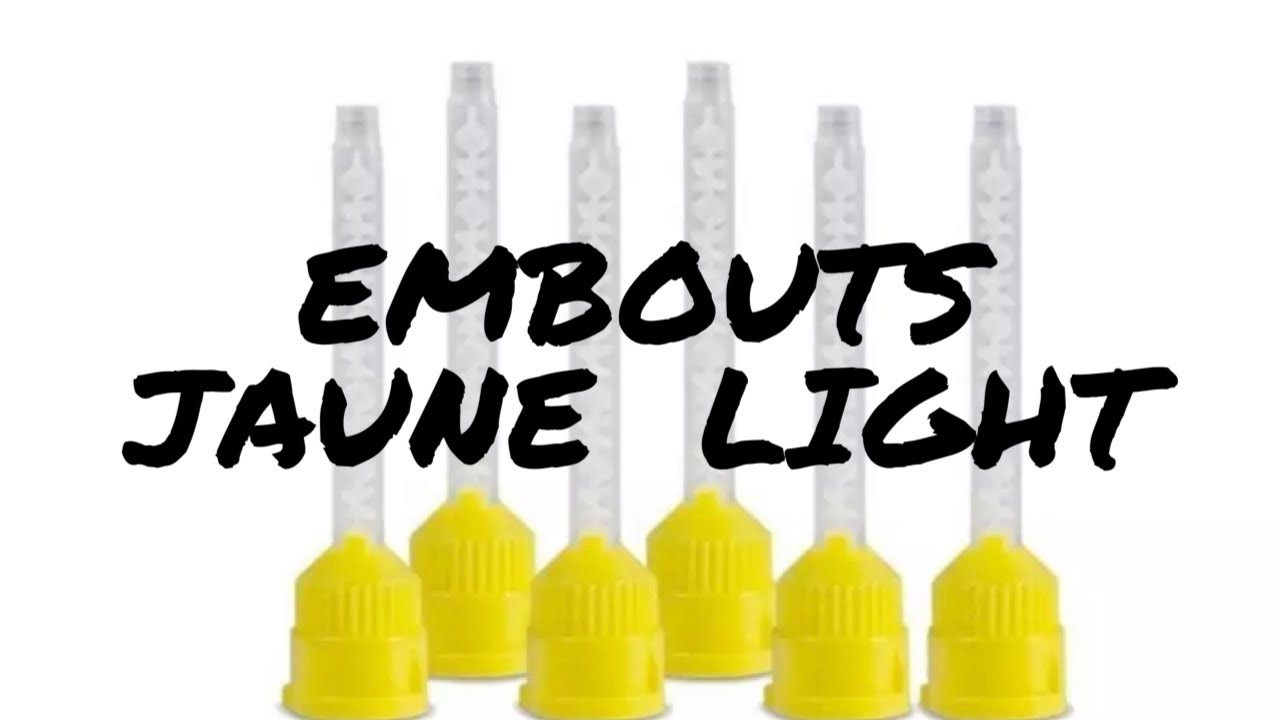 Déballage Embouts Jaune Silicone Light dentaire 8X moins cher ! - YouTube