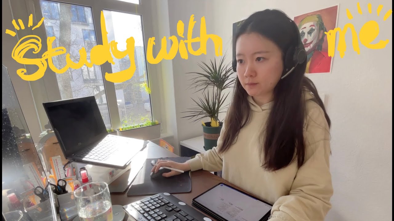 🇩🇪Study with me｜和我一起学习｜无音乐白噪音｜学习陪伴视频｜study ASMR - YouTube