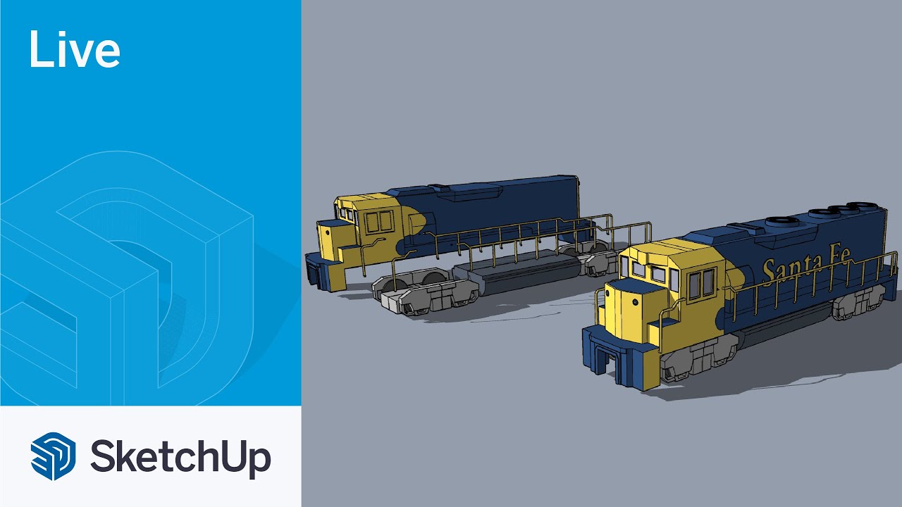 3D Modeling a LOCOMOTIVE Live with Tyson! - YouTube