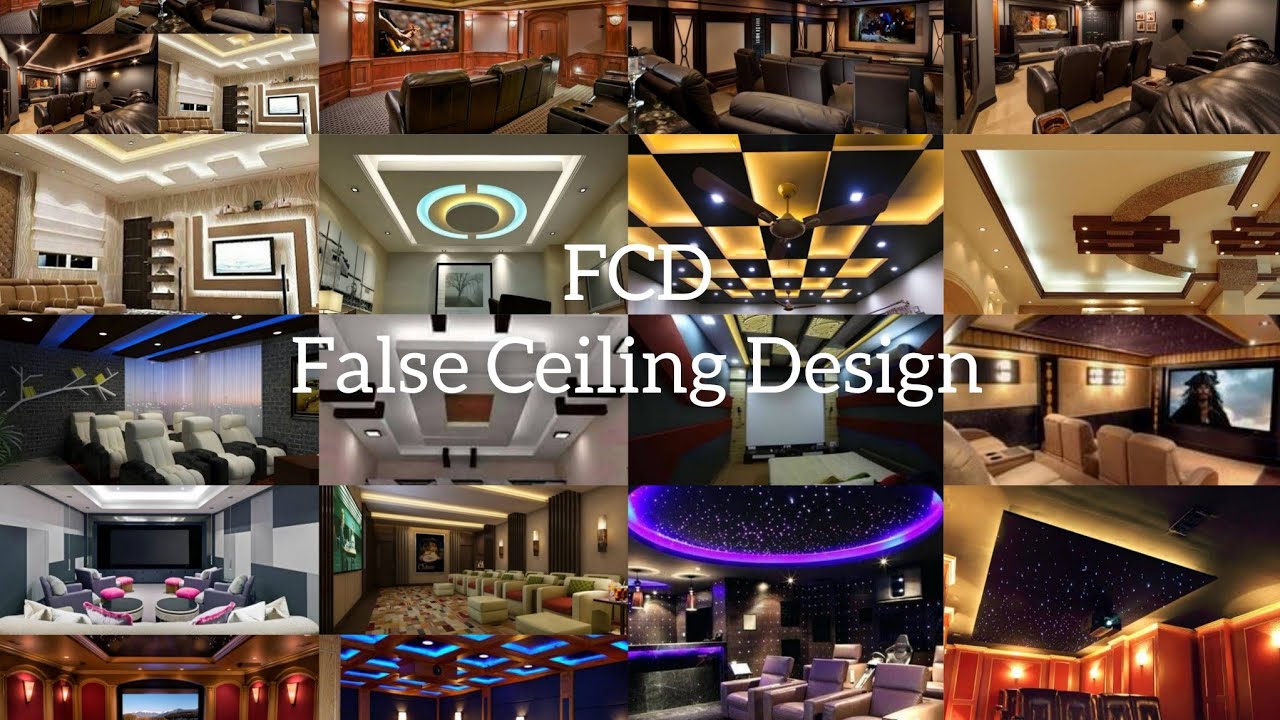 False Ceiling Design For Home Theatre | Shelly Lighting