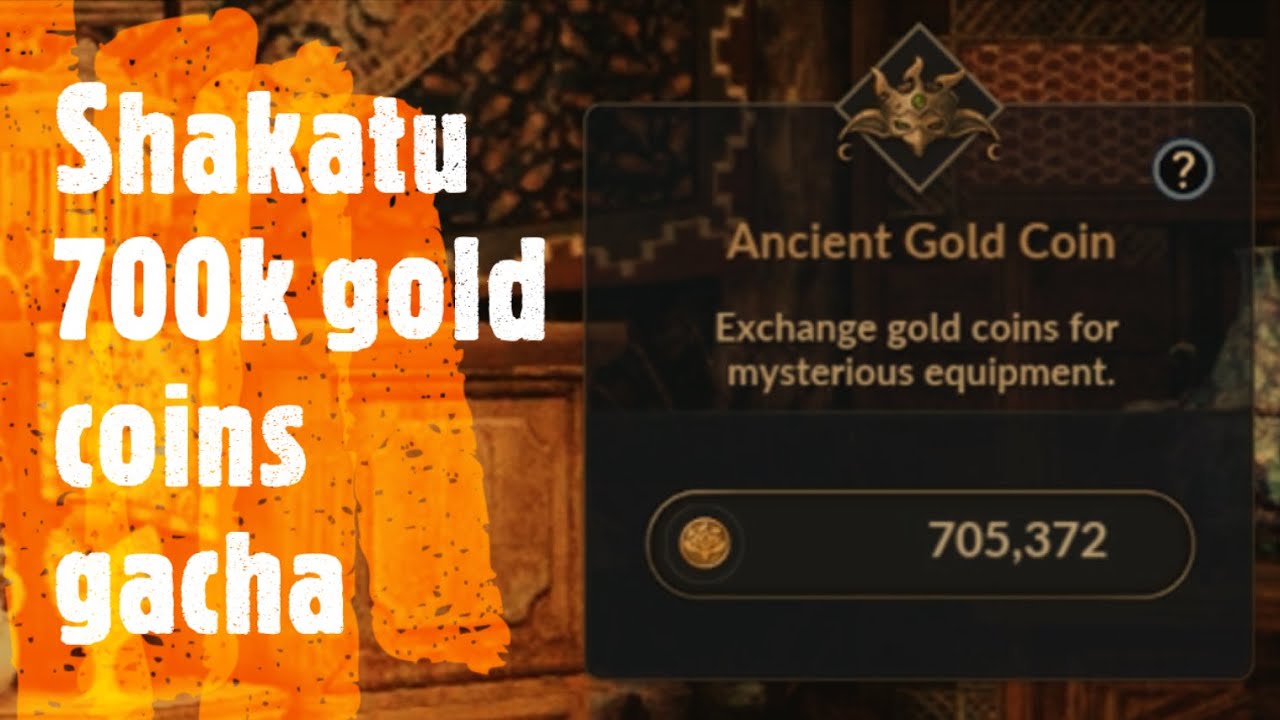Shakatu 700k gold coins gacha | Black Desert Mobile Global - YouTube