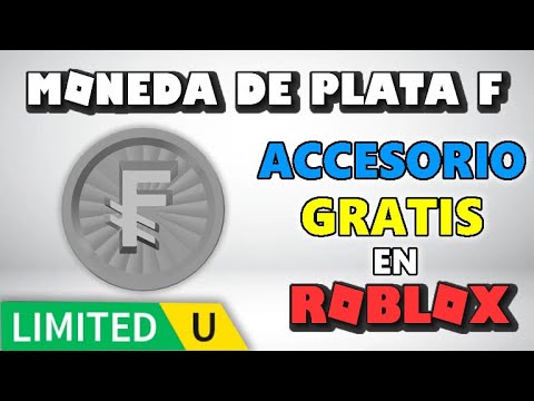 [LIMITED GRATIS] MONEDA DE PLATA F EN ROBLOX - YouTube