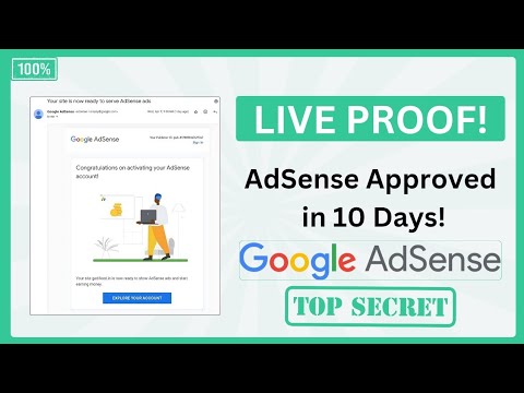 AdSense Approval Live Proof | सिर्फ 10 दिनों में AdSense कैसे Approve ...