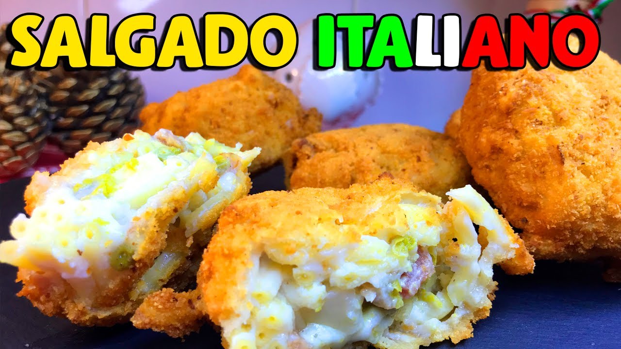 APRENDA A FAZER UM DELICIOSO SALGADO ITALIANO - YouTube