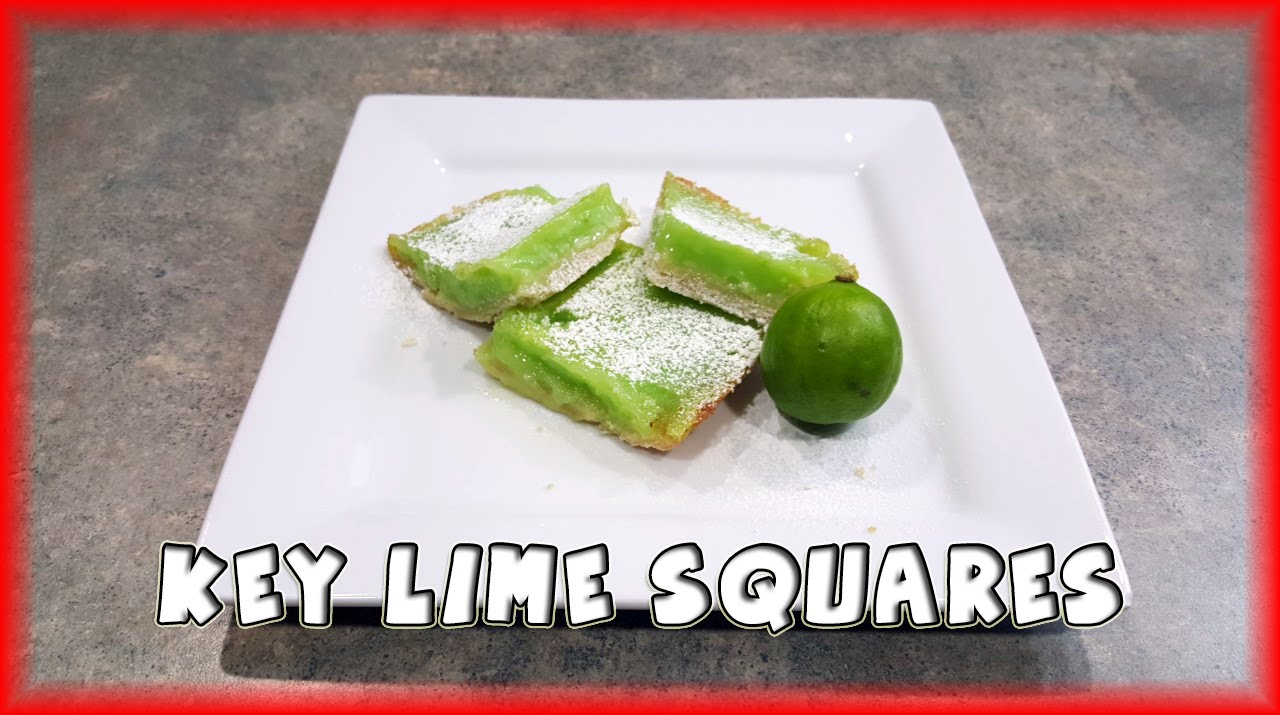 Key Lime Squares - YouTube
