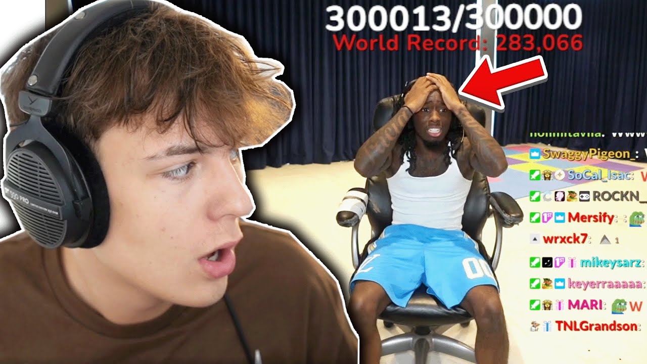 Clix Reacts to Kai Cenat BREAKING Twitch Sub Record (300,000) - YouTube