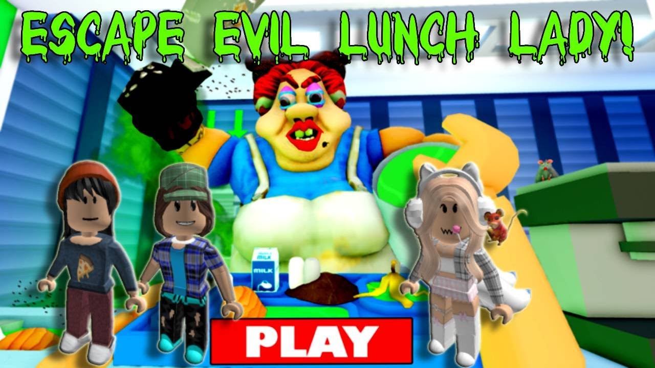 ESCAPE EVIL LUNCH LADY - ROBLOX FULL GAME - YouTube