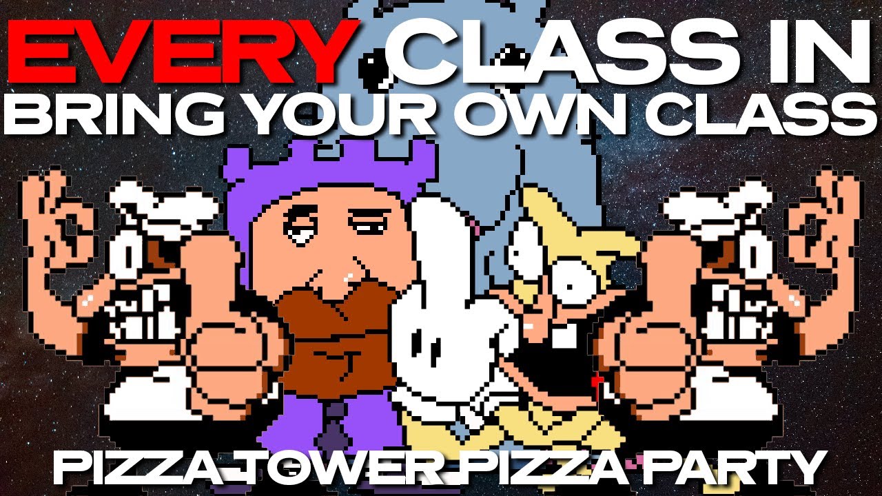 EVERY Class In Doom Bring Your Own Class: Pizza Tower Pizza Party - YouTube