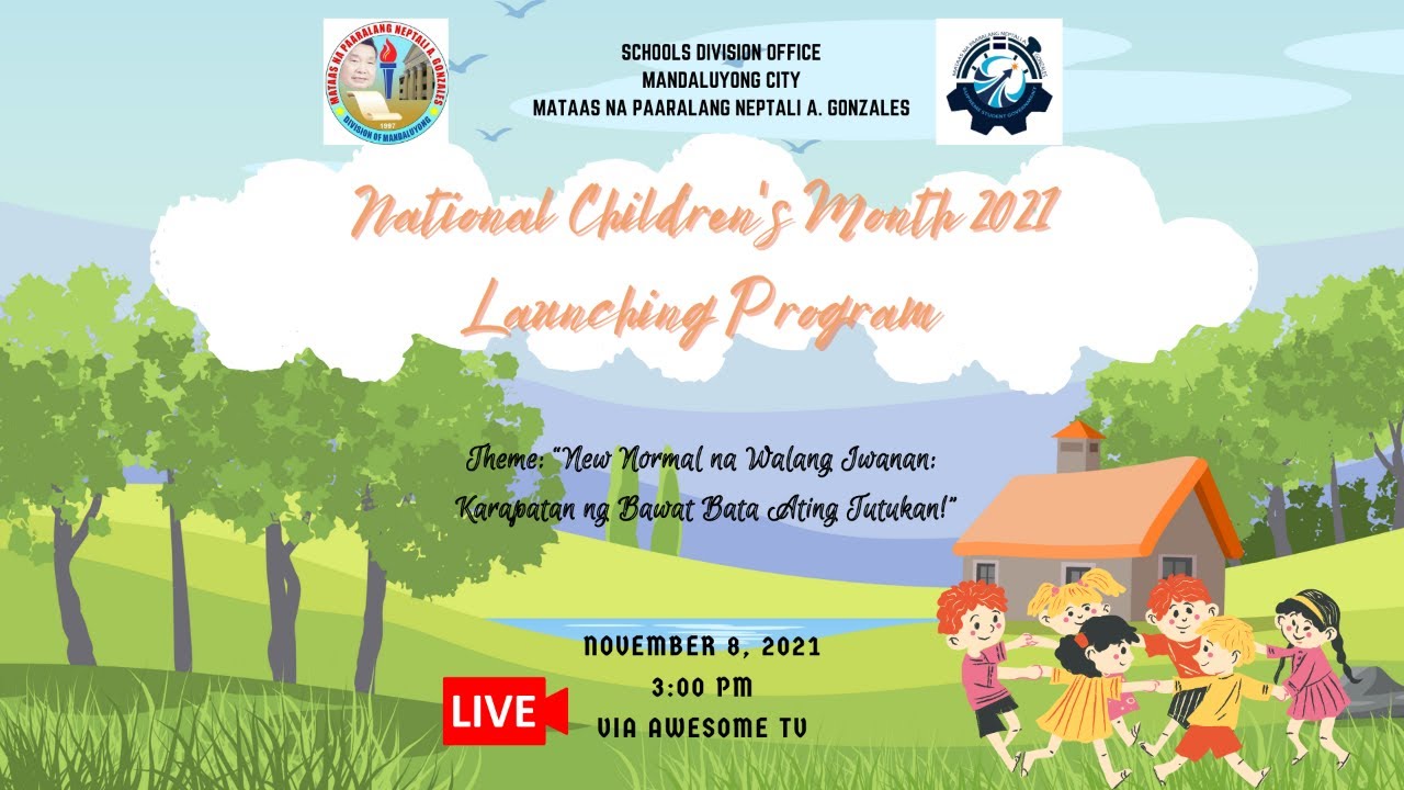 NATIONAL CHILDREN'S MONTH 2021 LAUNCHING PROGRAM - YouTube