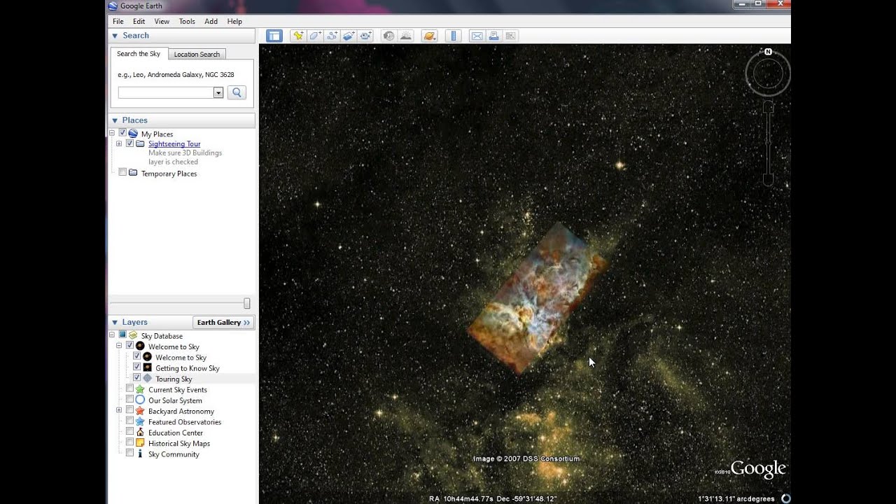Using Google Sky - YouTube
