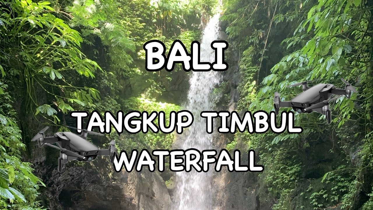 The Tangkup Timbul Waterfall - North Of Ubud, Bali - YouTube