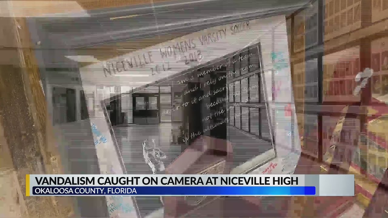 Trophy cases smashed inside Niceville High School on New Year's Eve ...