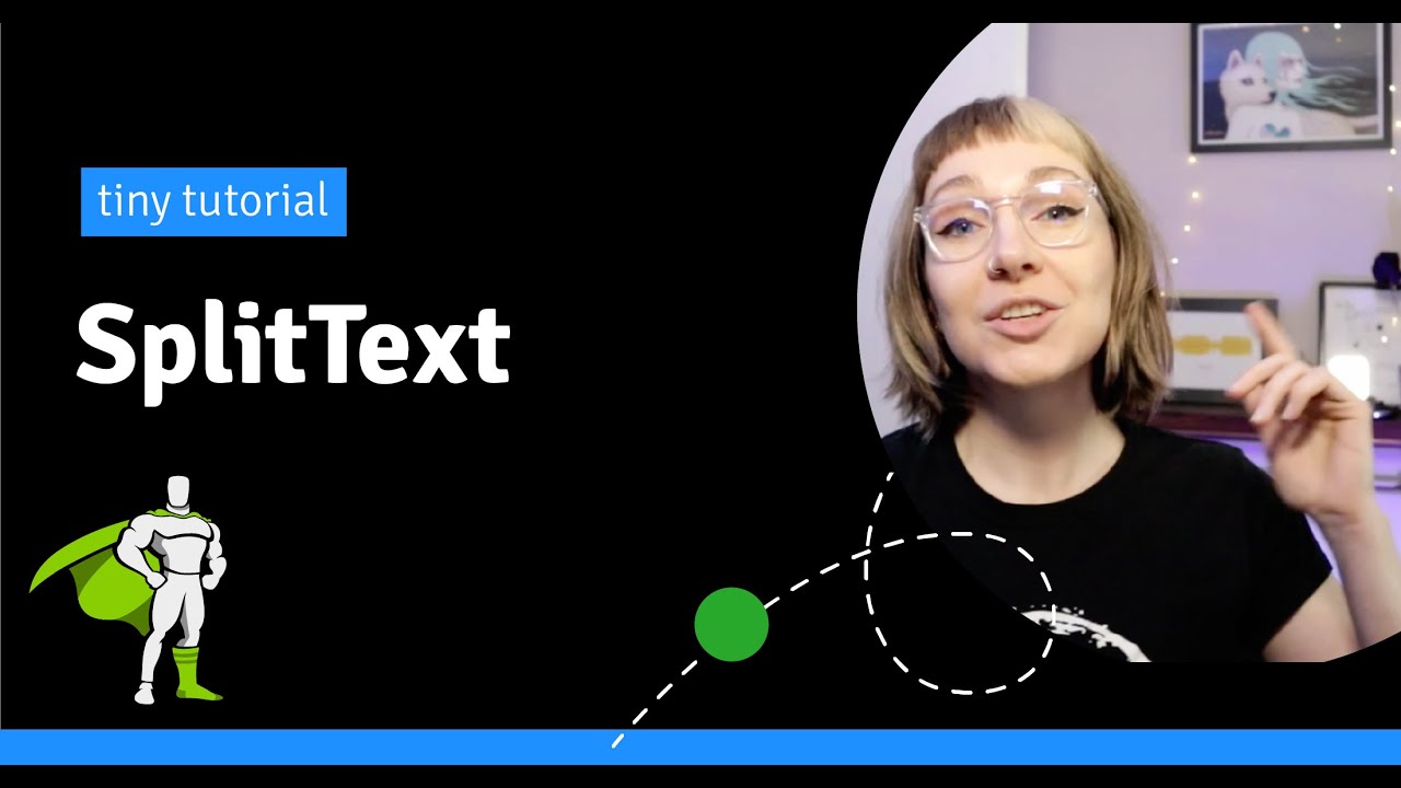 Tiny SplitText tutorial - YouTube