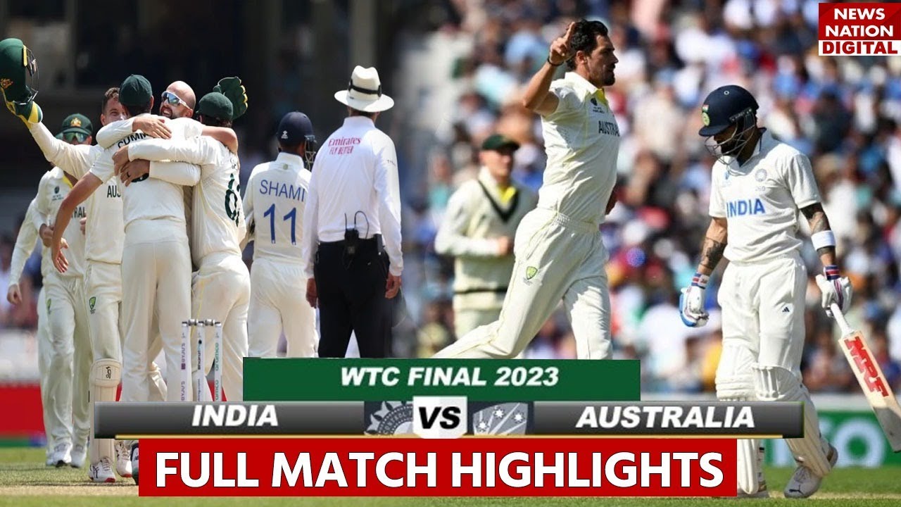 WTC Final Highlights: IND vs AUS WTC Final Day 5 Highlights | Ind Vs ...
