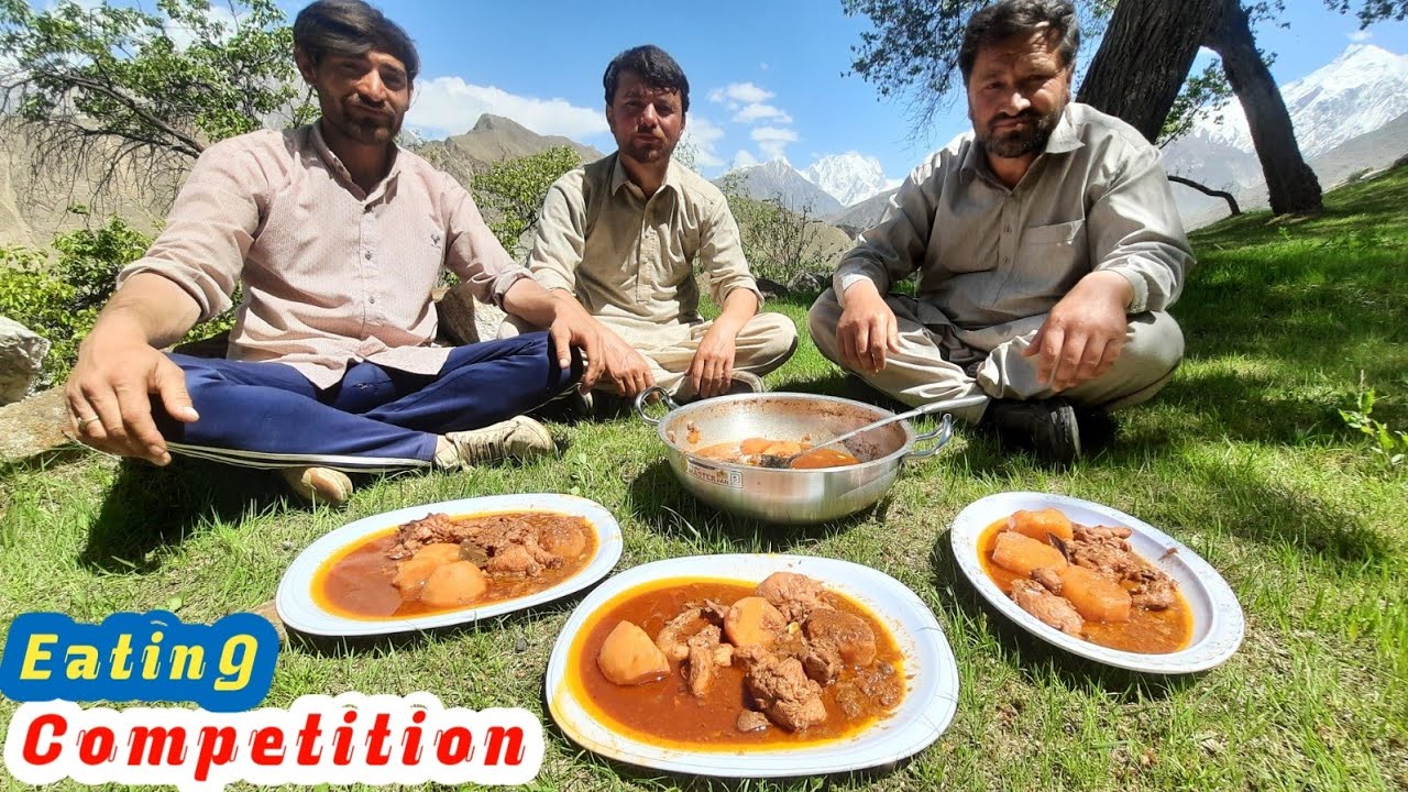 Chicken Potato Eating Competition | Food Eating Chalenge | Chicken ...