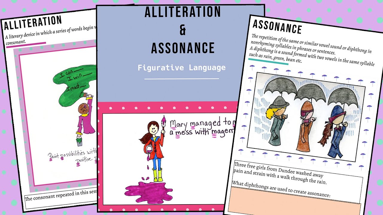 Alliteration and Assonance Preview Video - YouTube