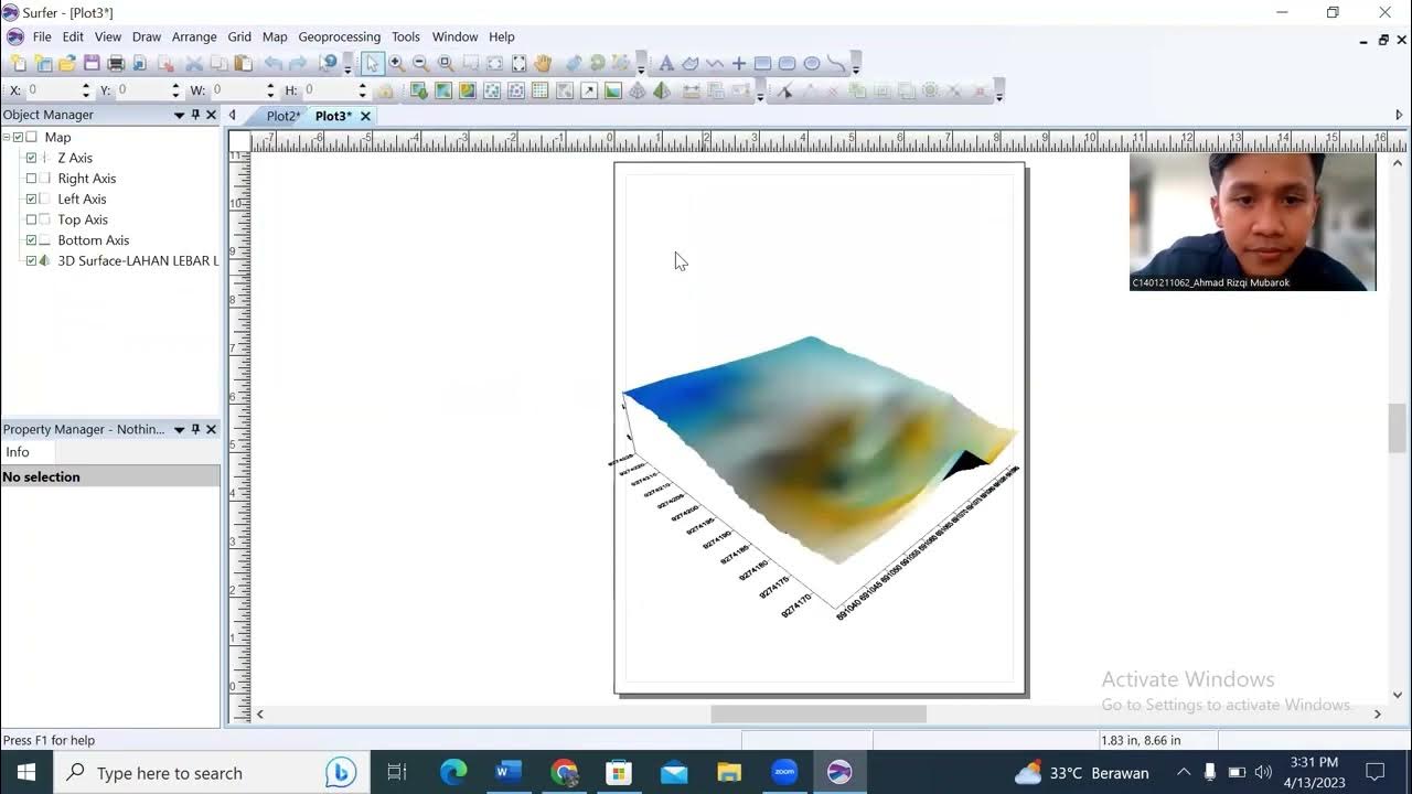 Tutorial Pembuatan Peta Kontur 2D & 3D Menggunakan Aplikasi Surfer - YouTube