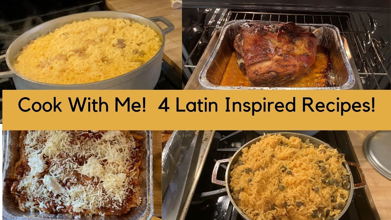 Cook With Me! Four latin inspired dishes ( Lazy Man Lasagna, Roast Pork ...