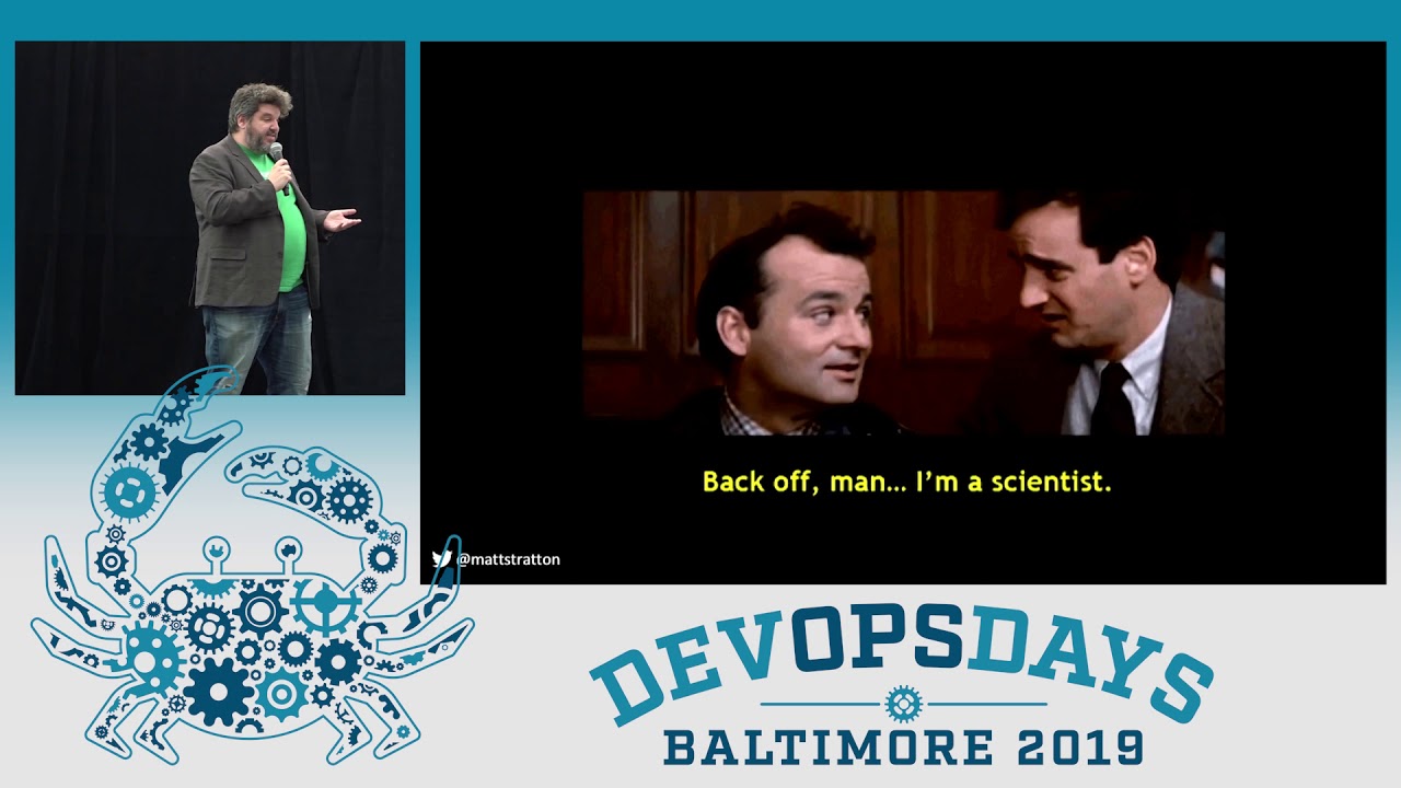 DevOpsDays Baltimore 2019 - The Psychology of Chaos Engineering by Matty Stratton - YouTube