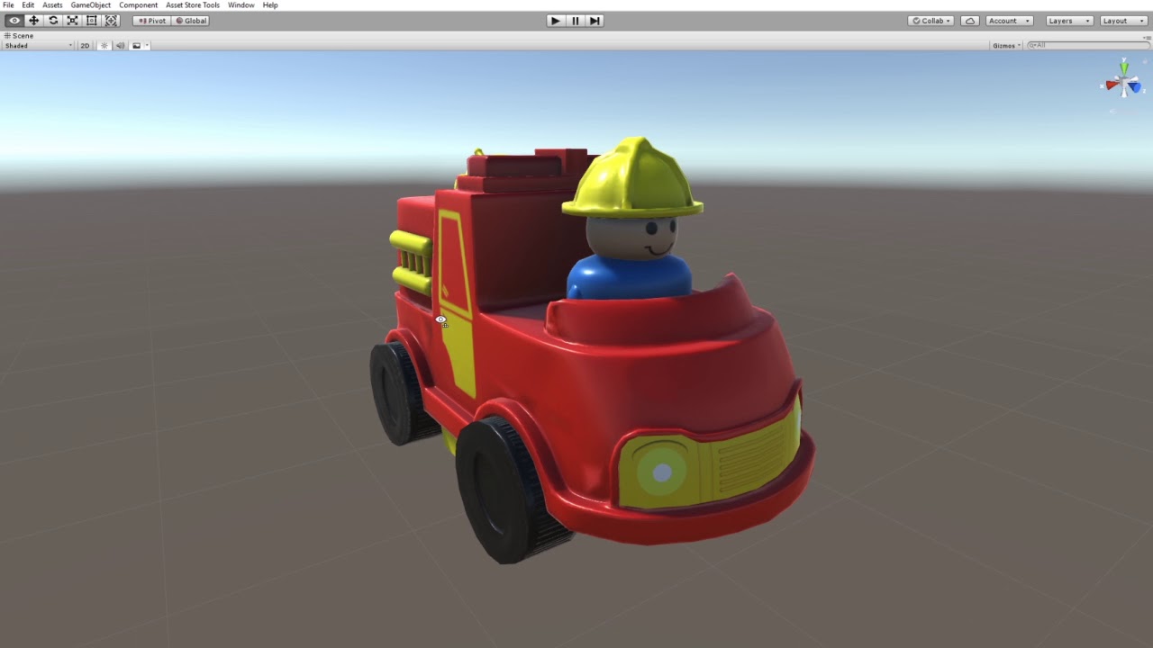 Toy car Unity Asset Store - YouTube