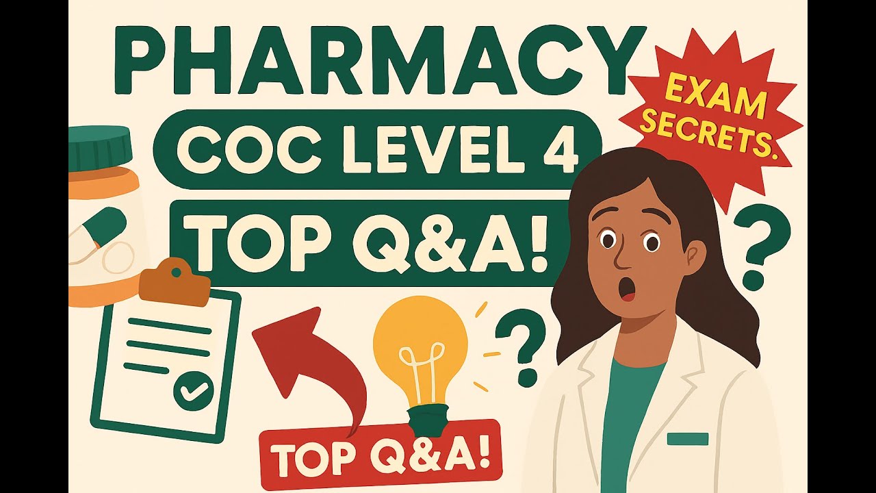 pharmacy coc level 4 - YouTube
