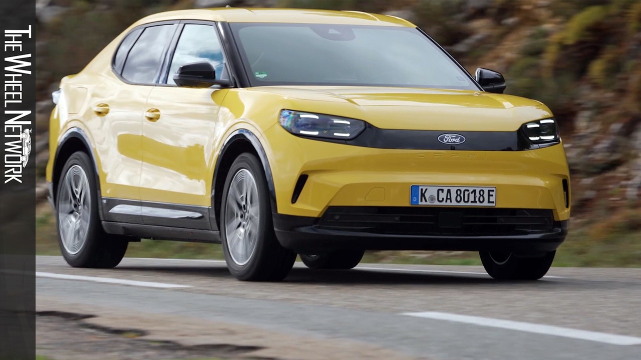 2025 Ford Capri 77kWh AWD | Vivid Yellow | Driving, Interior, Exterior ...