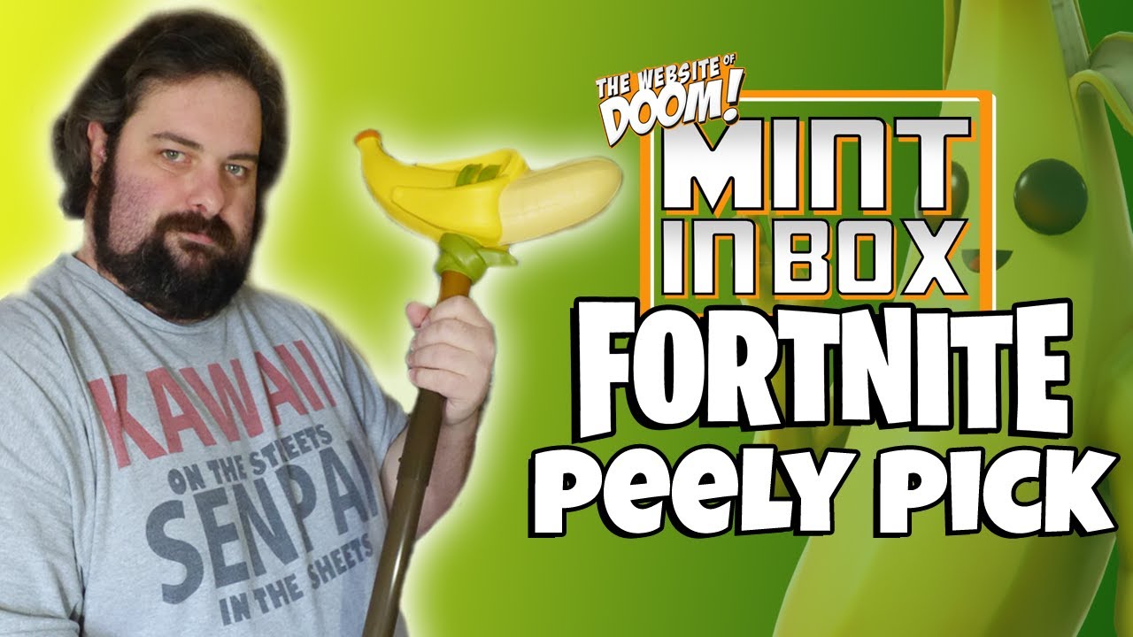 Mint in Box: Jazwares Fortnite – Peely Pick Harvesting Tool - YouTube