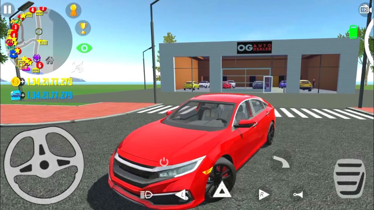 Red Car Driving Simulator Game - Car Simulator 2 - Android Gameplay ...
