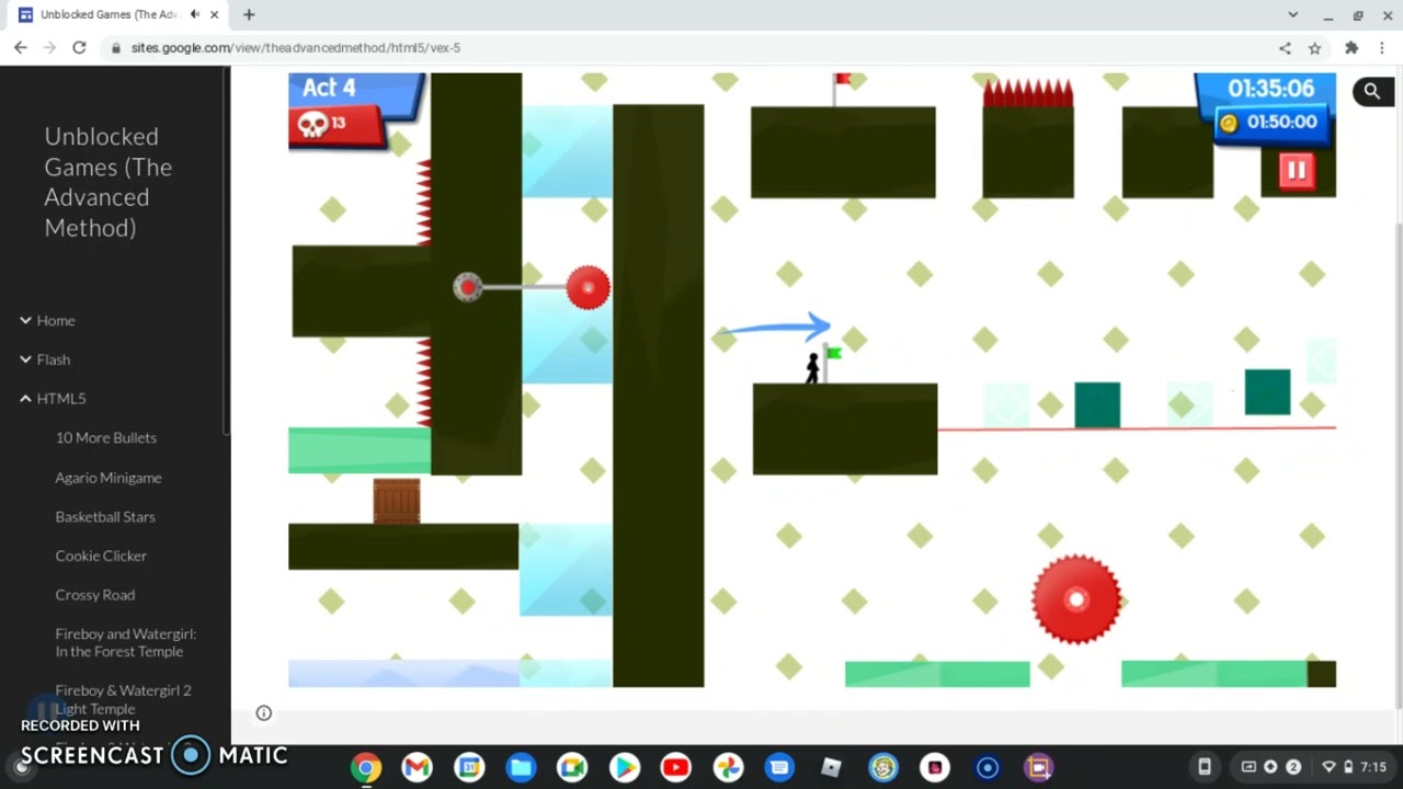 Vex 5 gameplay - YouTube