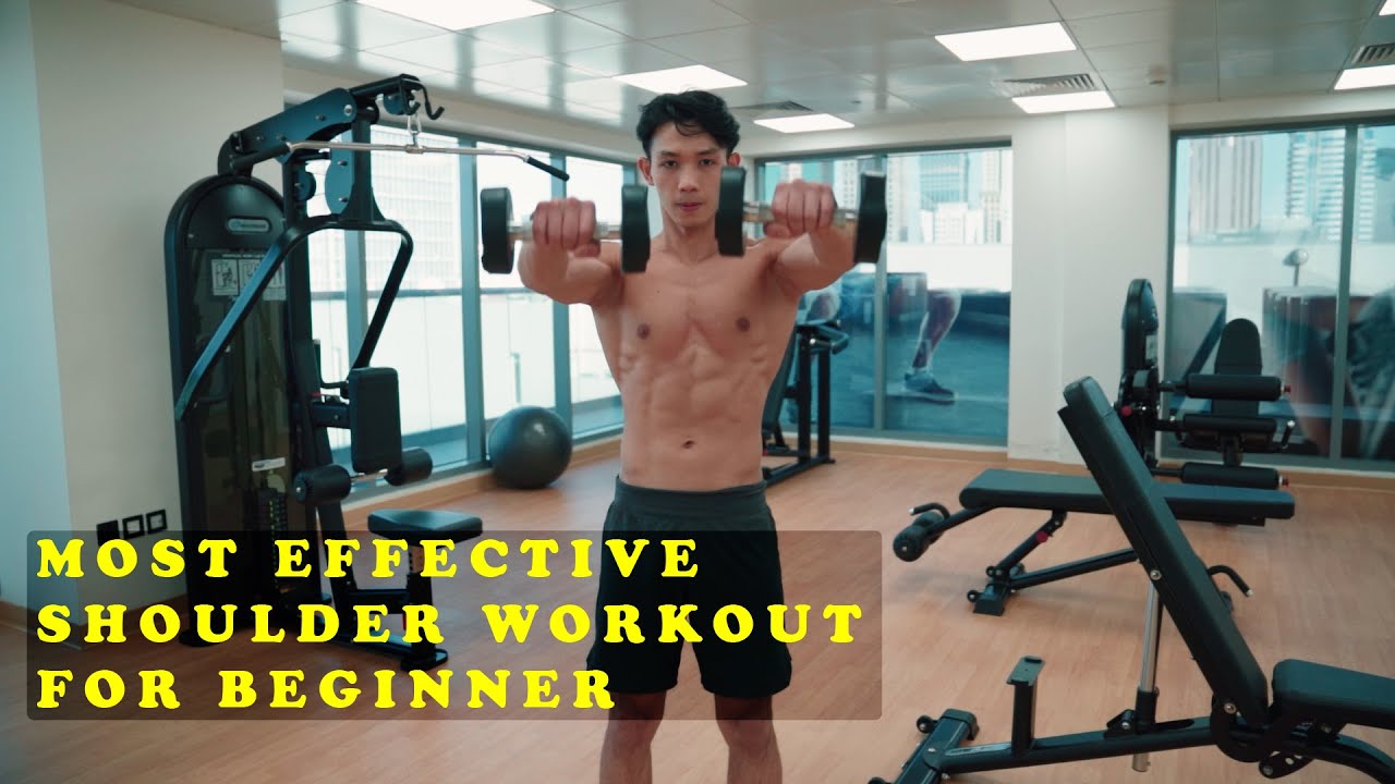 MOST EFFECTIVE SHOULDER WORKOUT FOR BEGINNER - YouTube
