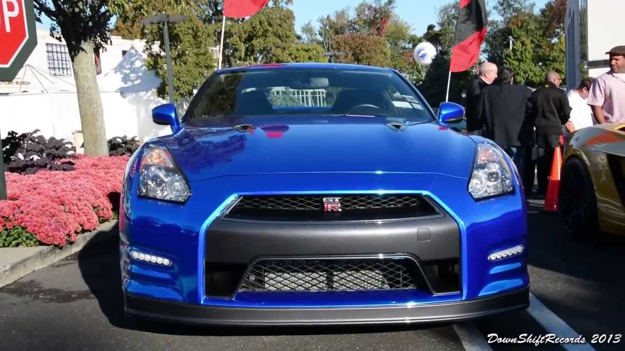 [O'Conner] Chrome Blue GT-R R35 - YouTube