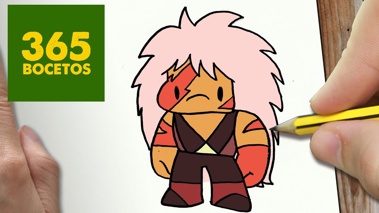 COMO DIBUJAR JASPER de STEVEN UNIVERSE KAWAII PASO A PASO - Dibujos ...