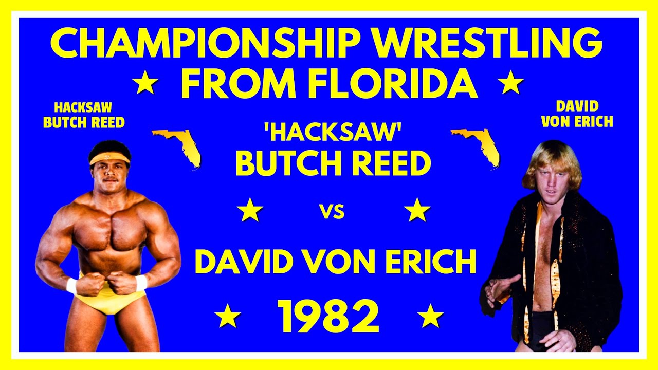 'Hacksaw' Butch Reed vs David Von Erich (1982) (RIP 'Hacksaw' Butch ...