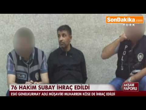 76 Askeri Hakim Meslekten Atıldı
