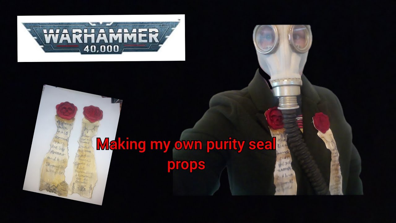 Warhammer purity seal cosplay prop - YouTube